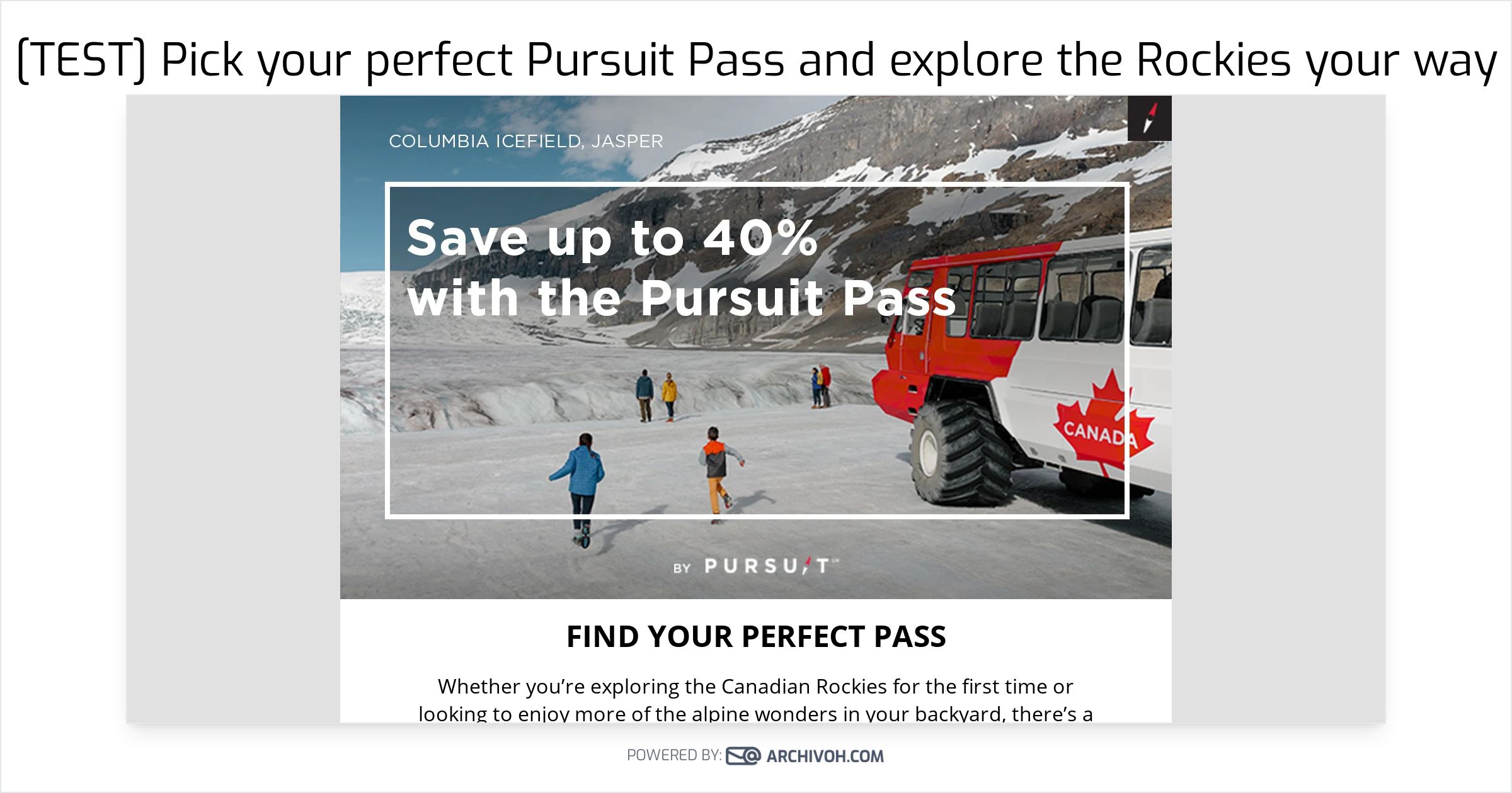 [TEST] Pick your perfect Pursuit Pass and explore the Rockies your...