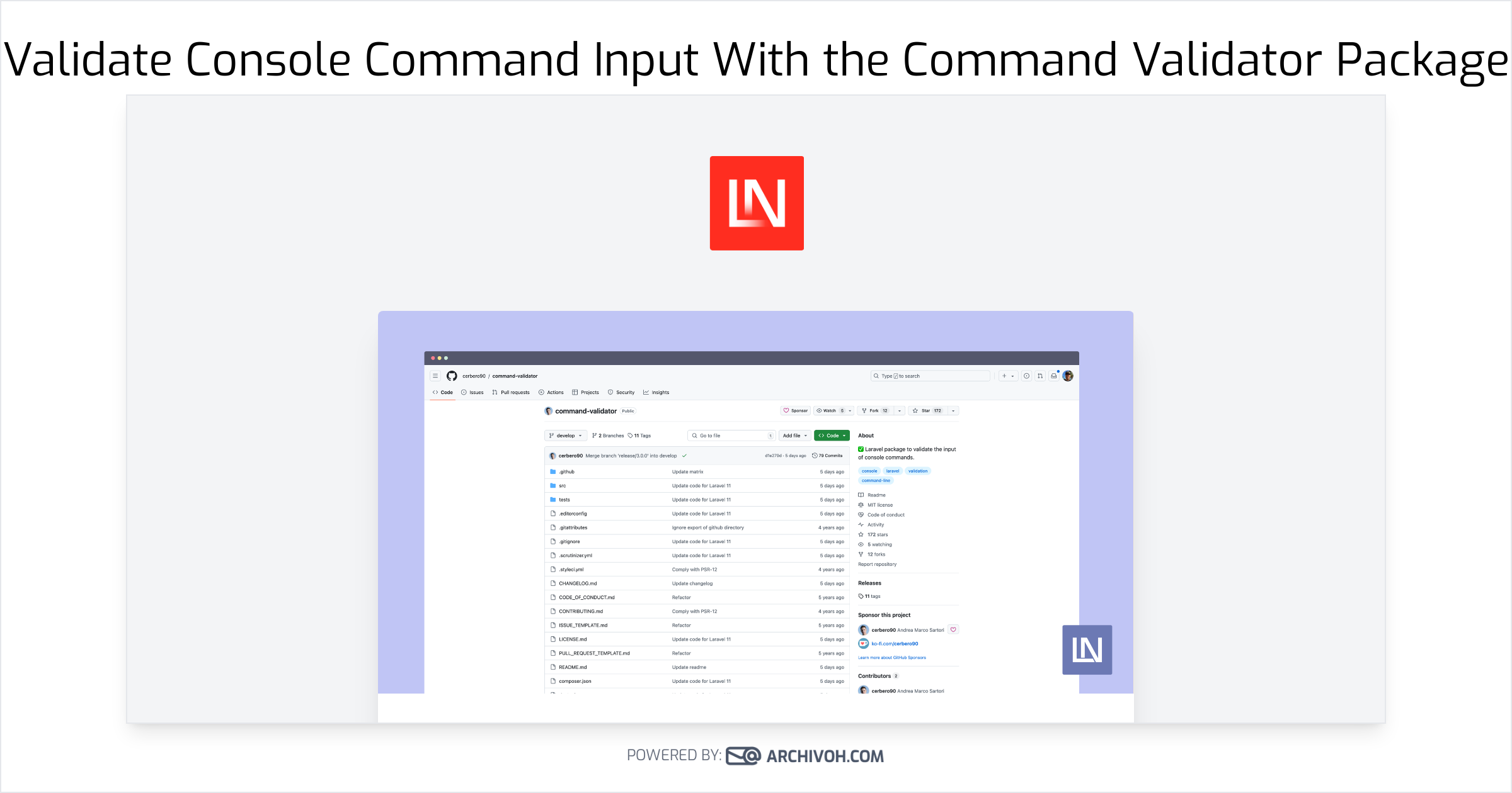 Validate Console Command Input With the Command Validator Package Validate Console Command Input With the Command Validator Package
