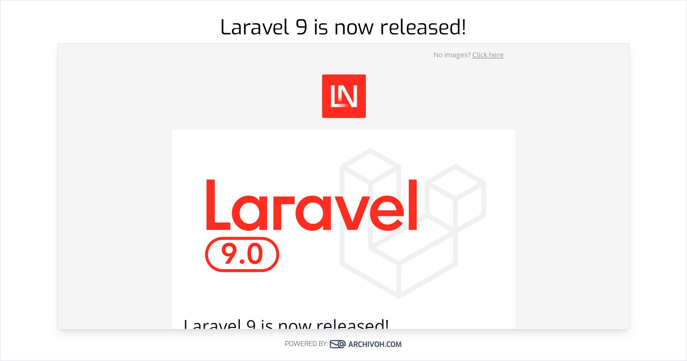Laravel 9 is now released!