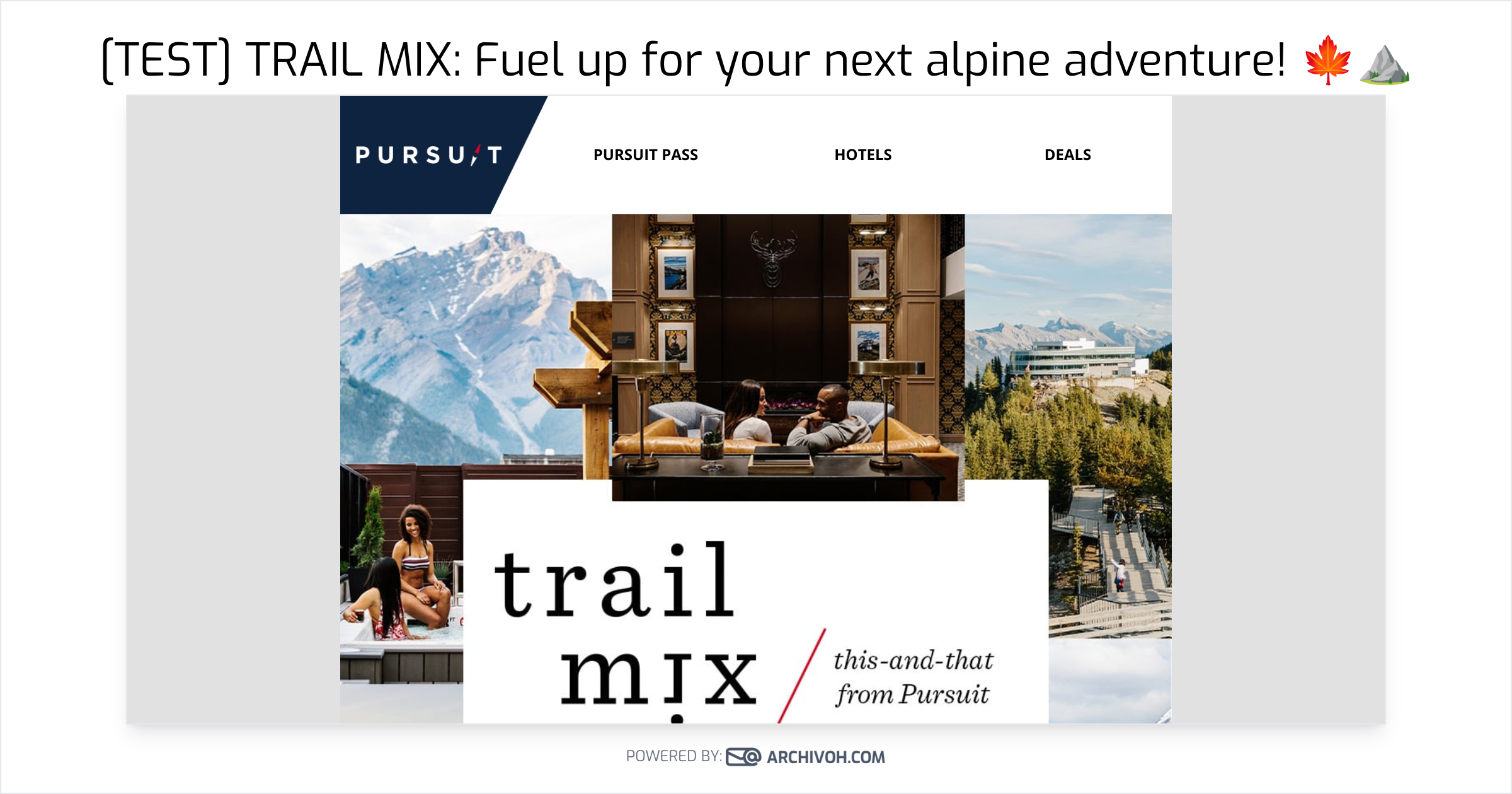 [TEST] TRAIL MIX: Fuel up for your next alpine adventure! 🍁⛰️