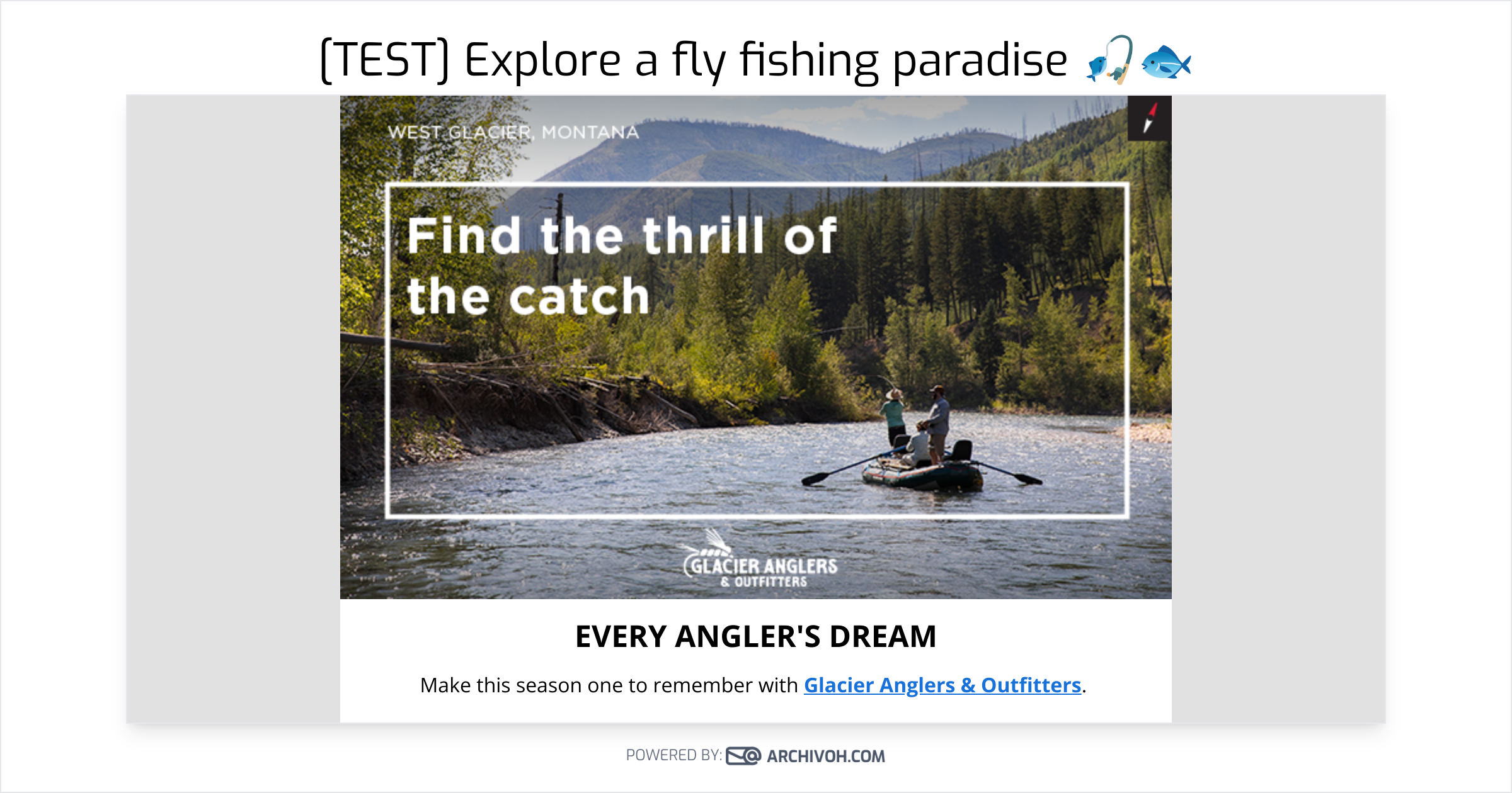 [TEST] Explore a fly fishing paradise 🎣🐟