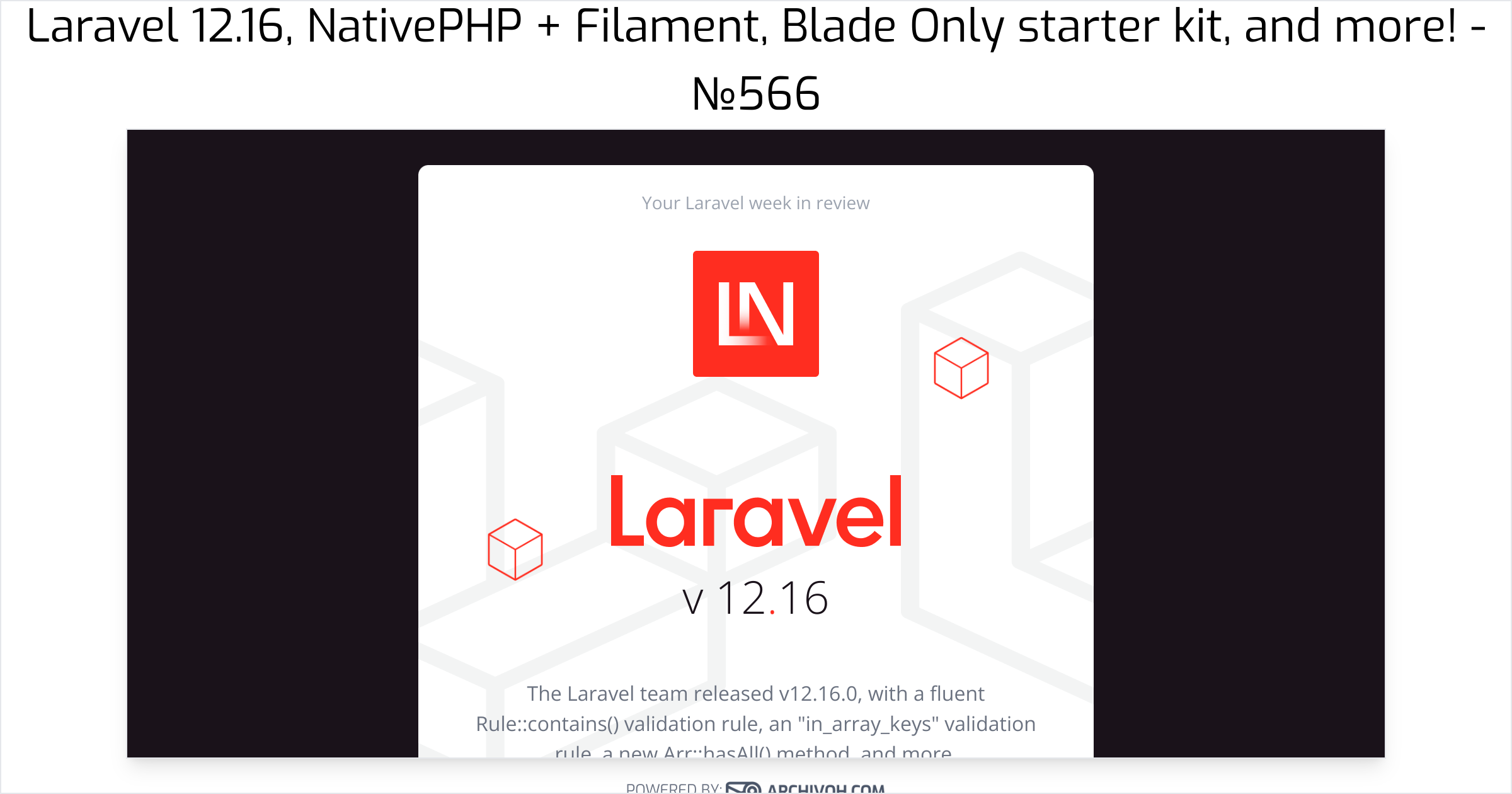 Laravel 12.16, NativePHP + Filament, Blade Only starter kit, and mo...