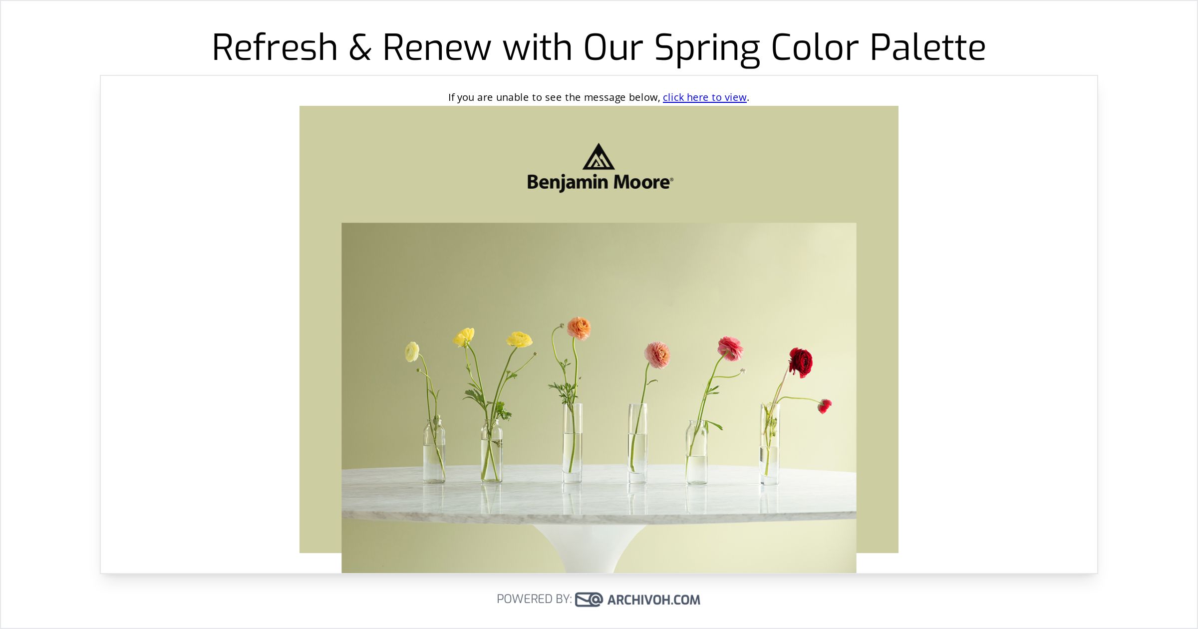Refresh & Renew with Our Spring Color Palette