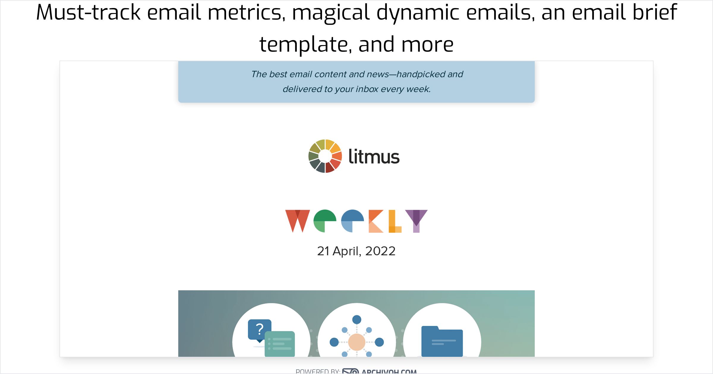 Must-track email metrics, magical dynamic emails, an email brief te...